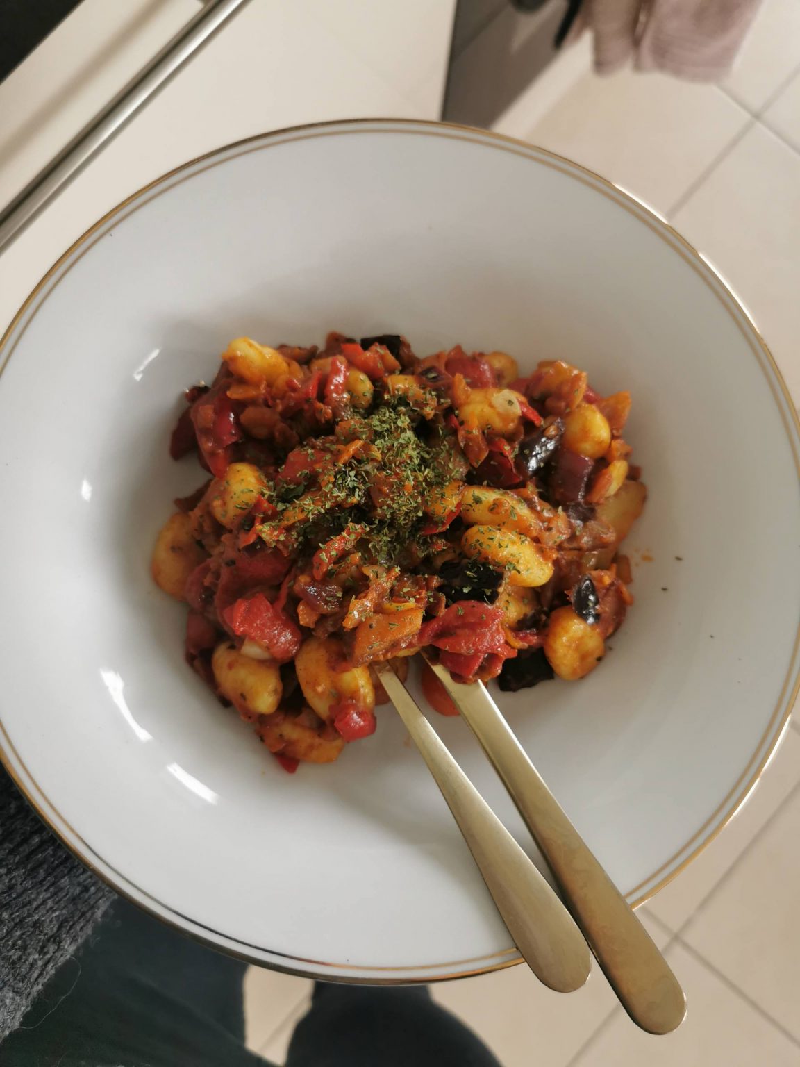 Quick Roasted Vegetable Gnocchi - Nourish and Move
